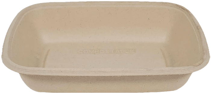 Bagasse Rectangle Bowl 1000ml – R3Sales